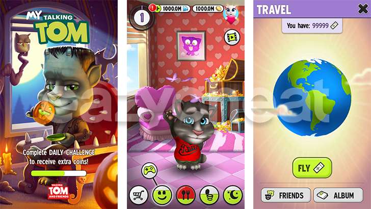 My Talking Tom Unlimited Coins Diamonds V44128 Easiest Way To Cheat Android Games Eazycheat